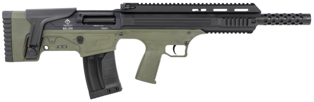 ATI ATIG12BDG Bulldog 12 Gauge Semi-Auto 3" 5+1 18.50" Black Steel ...