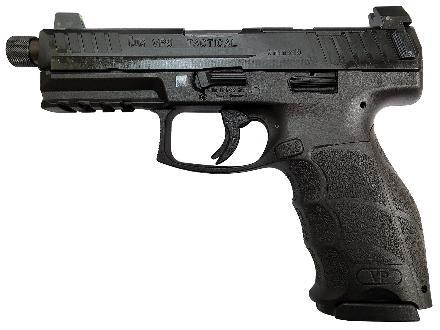 HK 81000797 VP9 Tactical Full Size 9mm Luger 10+1 4.70" Black Steel ...